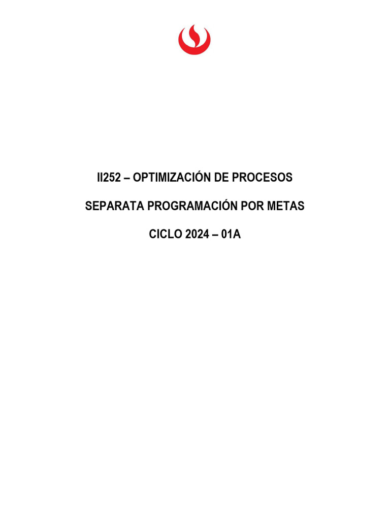 II252 Separata Metas 2024 1A | PDF | Exportaciones | Mercado (economía)
