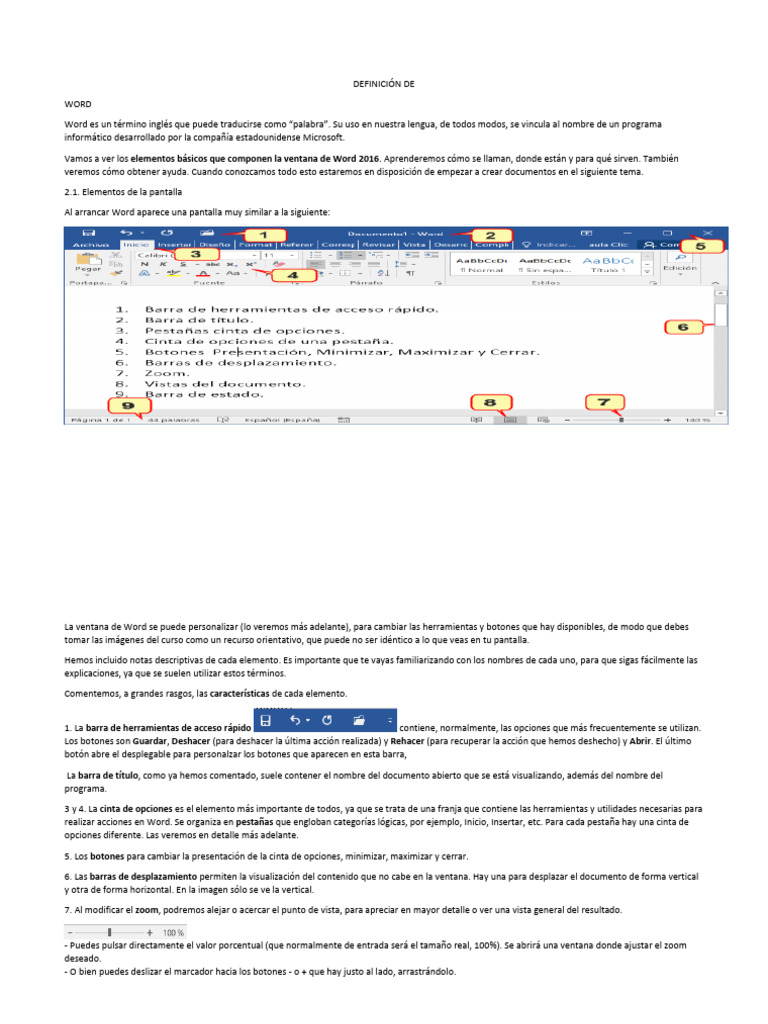 Guia Word | PDF | Ventana (informática) | Microsoft Word