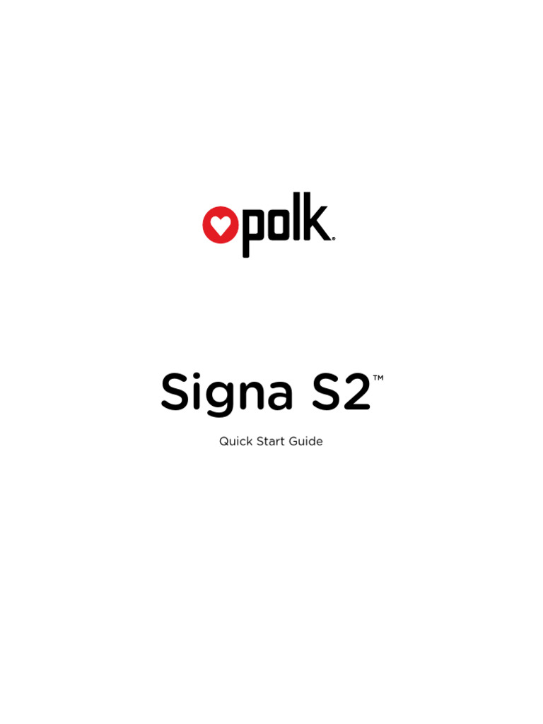 Signa s2 Quickstartguide en | PDF | Hdmi | Electronic Engineering