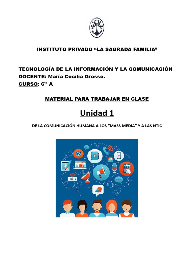 TIC-Material para Trabajar en Clase-2024 | PDF | Comunicación | Aprendizaje