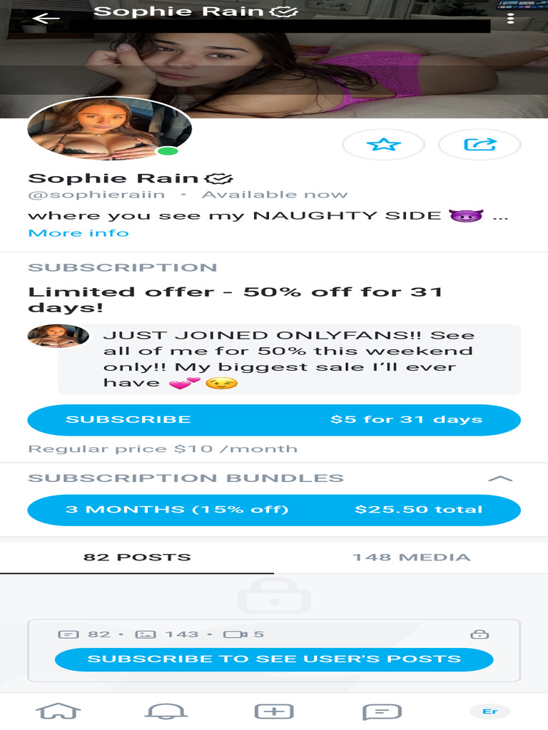 Sophie Rain OnlyFans | PDF