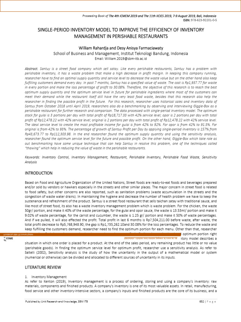 Inventory Management Tools Pdf Inventory Mathematical Optimization