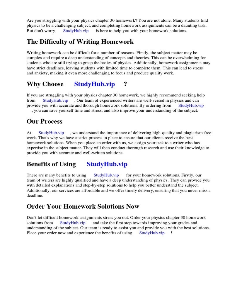 Physics Chapter 30 Homework Solutions | PDF | Force | Electron