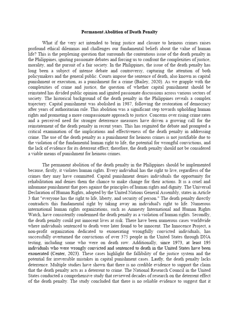 Death Penalty H | PDF | Capital Punishment | Crimes