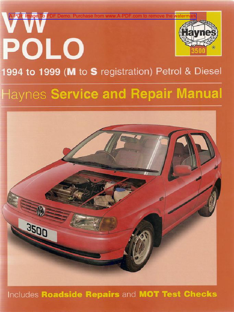 VW Polo 94-99 Haynes Service & Repair Manual | PDF