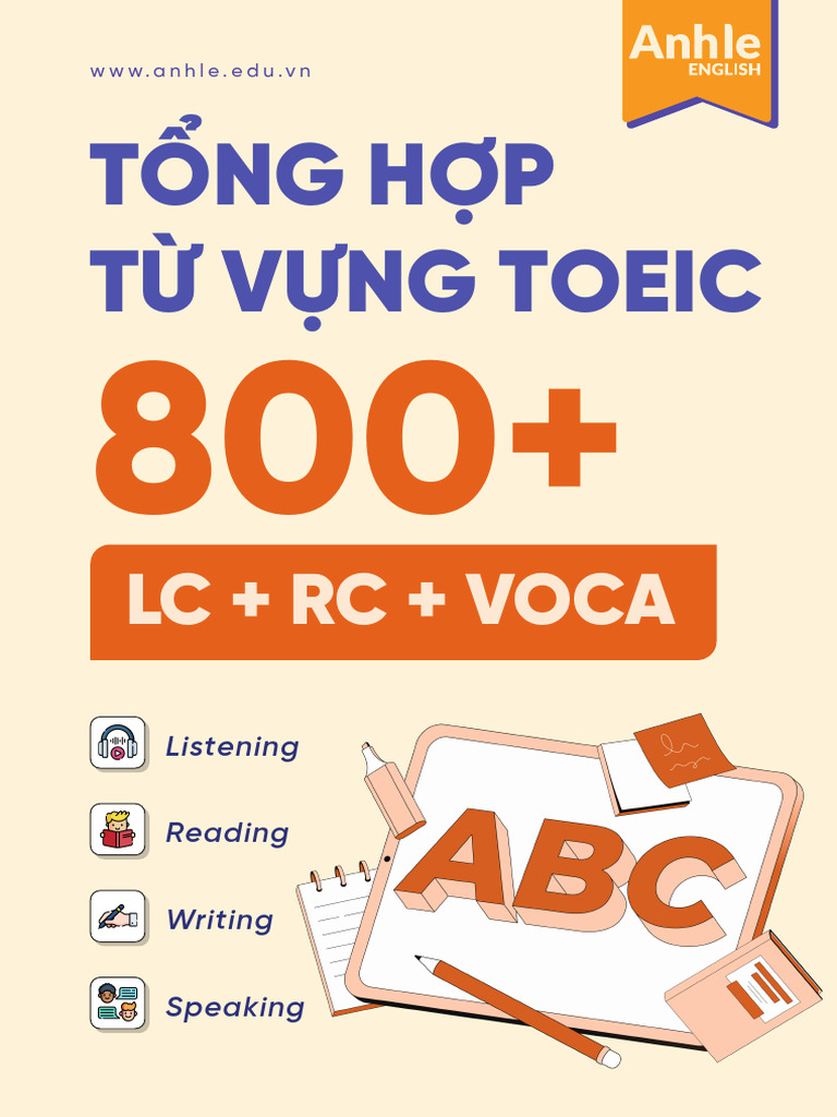 T NG H P T V NG Toeic 800+ Listening Và Reading | PDF