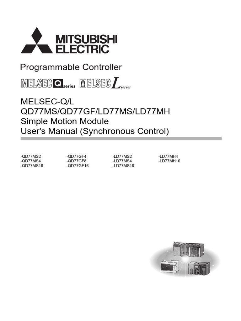 QD77MS Simple Motion Module Manual | PDF | Programming | Computer Program