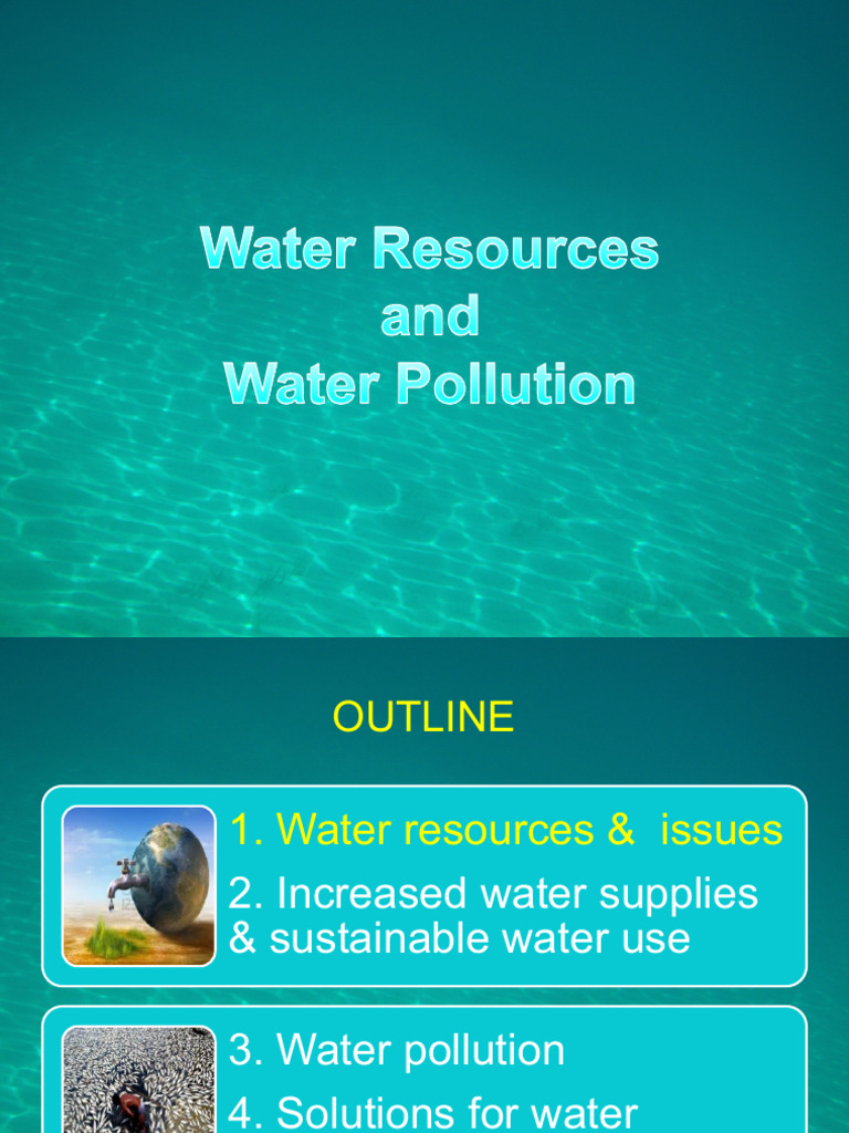 Water Resources: Issues and Solutions | PDF | Water Pollution | Groundwater
