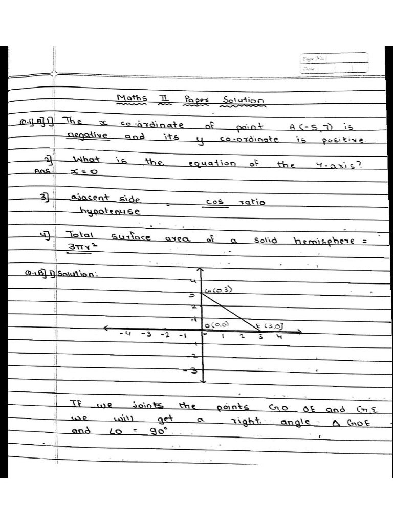 Geometry 9th Class Solution 2024 | PDF