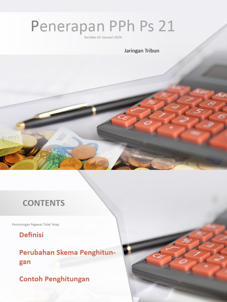 Bracket PPh 21 untuk Bukan Pegawai | PDF