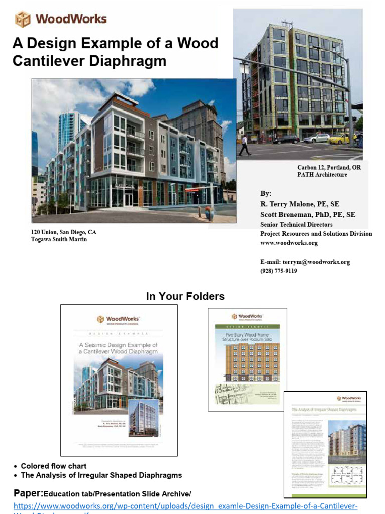 A Design Example of A Wood Cantilever Diaphragm | Download Free PDF ...
