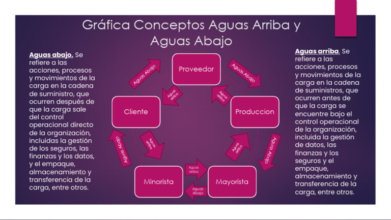 Gráfica Conceptos Aguas Arriba y Aguas Abajo | PDF
