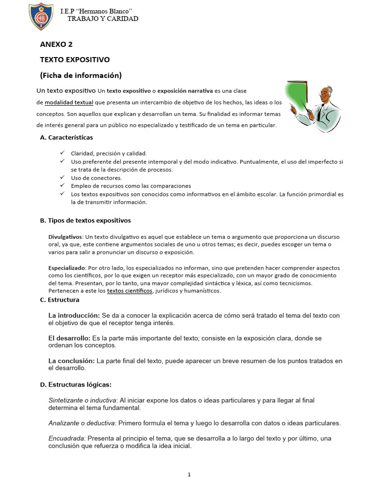 ANEXO 02_TEXTO EXPOSITIVO | PDF | Argumento | Comunicación humana