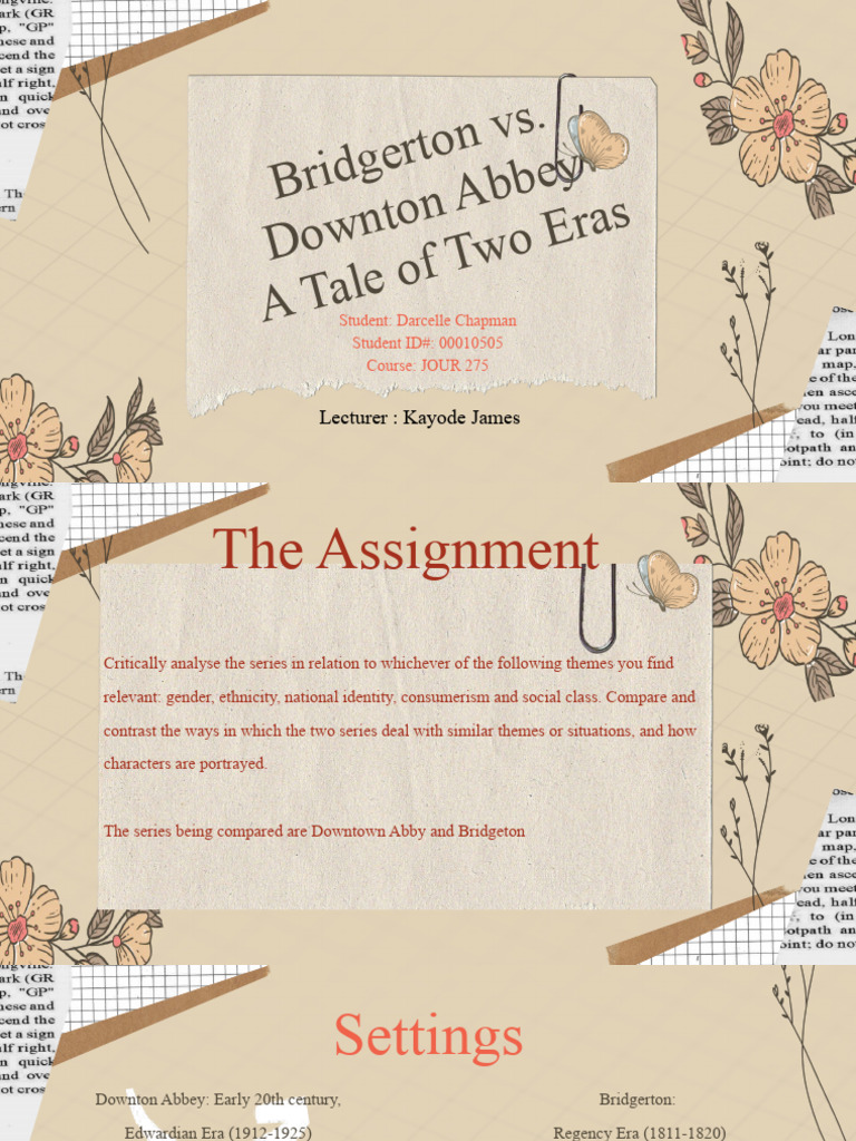 Bridgerton vs. Downton Abbey a Tale of Two Eras | PDF | Gender | Gender ...