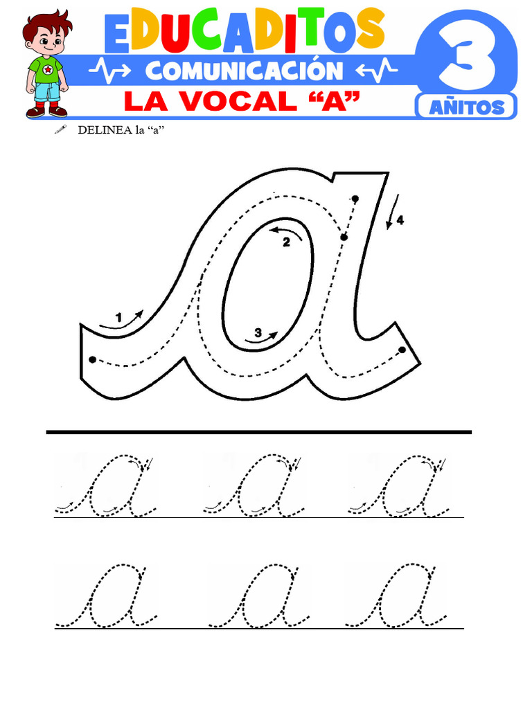 La-Vocal-A-para-Ninos-de-3-anos | PDF