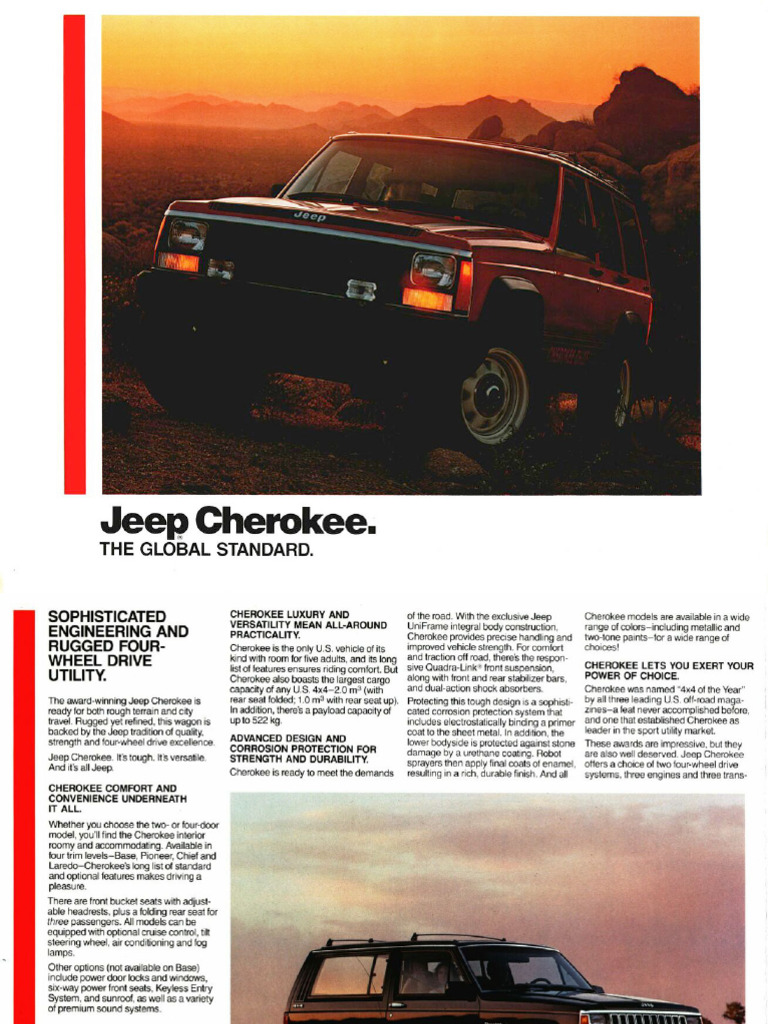 Jeep US Cherokee 1988 | PDF