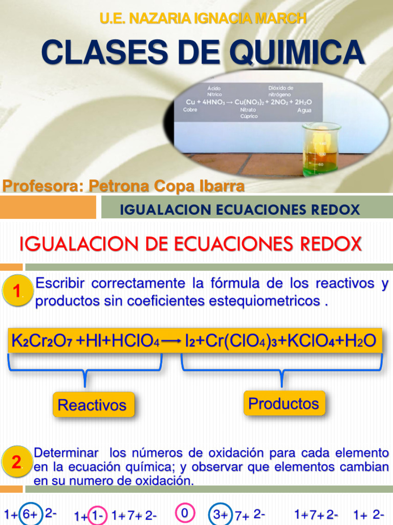 Metodo Redox Pdf Redox Cromo