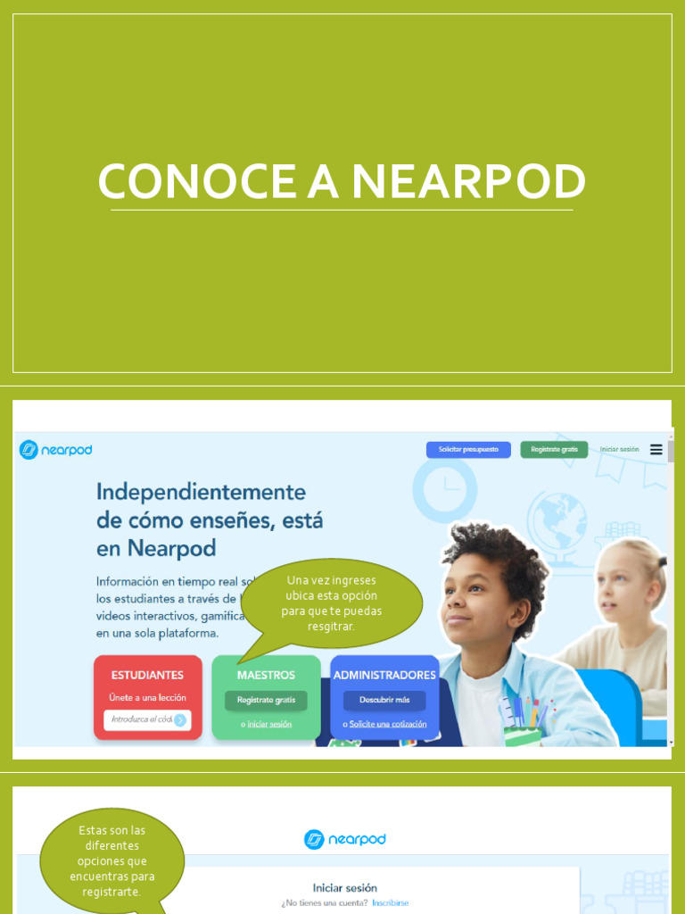 Conoce a Nearpod^ | PDF