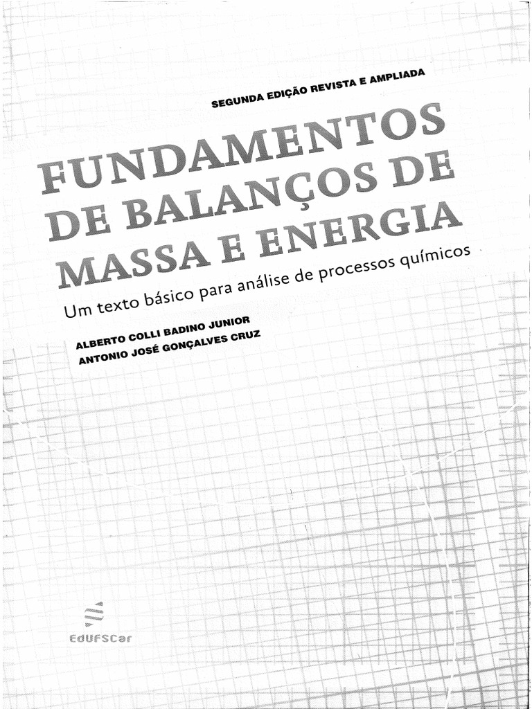 Fundamentos de Balanços de Massa S Energia | PDF