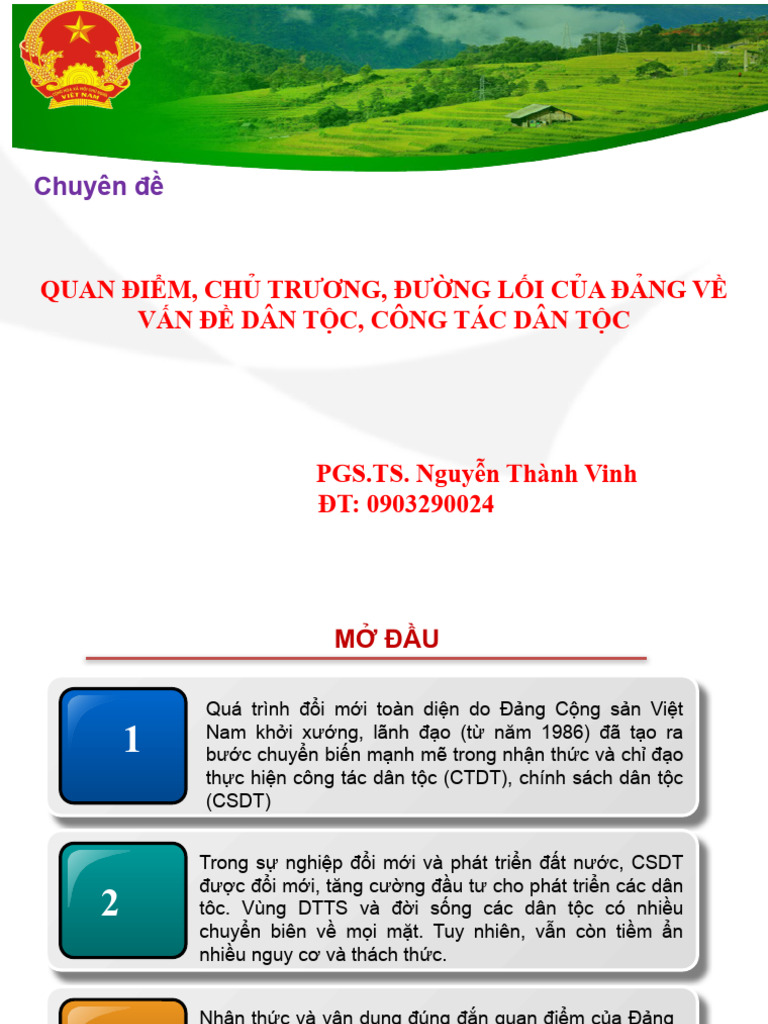 Chuyen Đè 2. Q.diem Dang Ve DT - CTDT | PDF