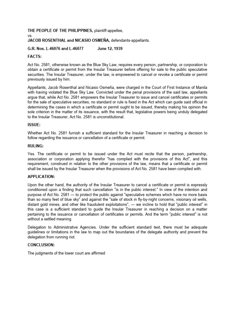 11 - People v. Rosenthal | PDF | Government | United States Law