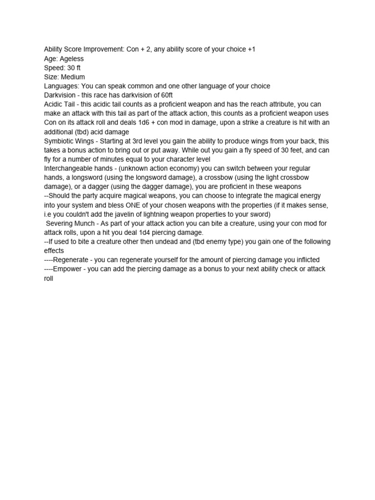 Disassembly Drone Abilities in D&D | PDF | Games & Activities | History