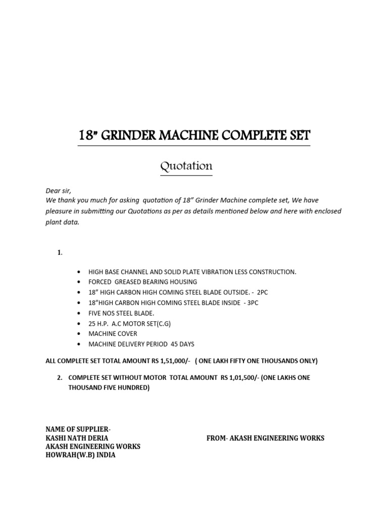 18 Grinder | PDF