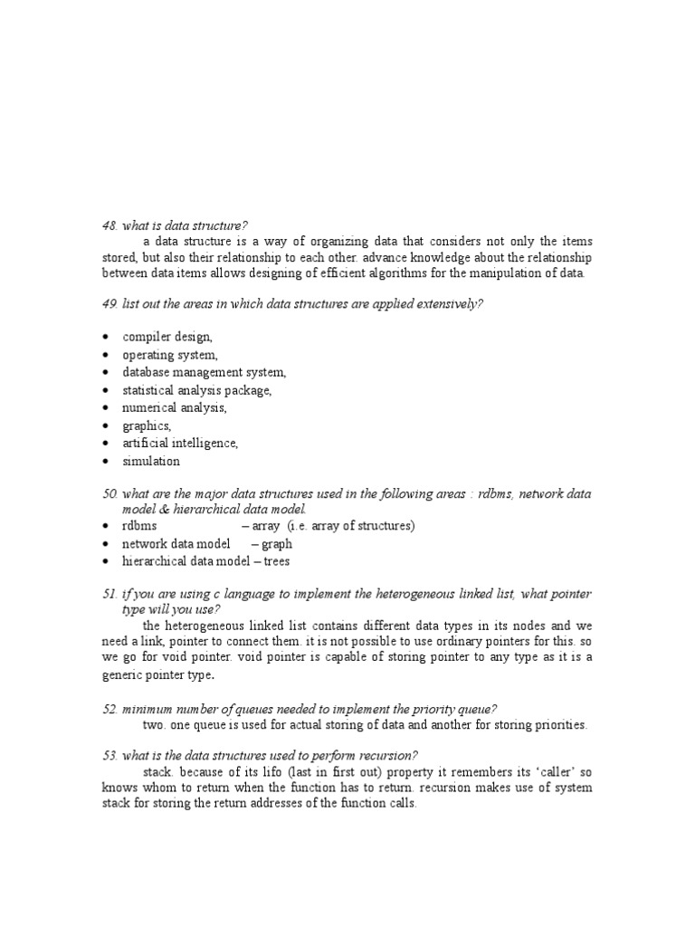 Data Structure Apti | PDF | Pointer (Computer Programming) | C (Programming Language)