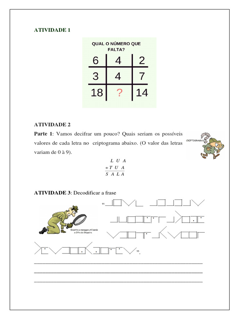 Atividade Criptografia | PDF