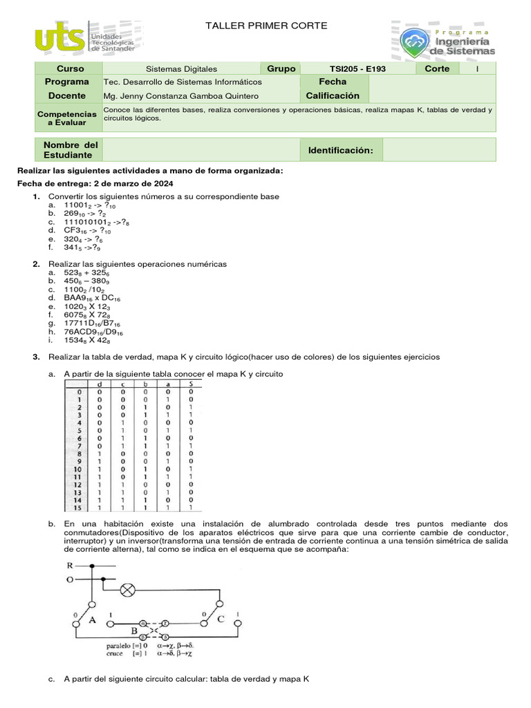 TALLER - SD de Reyno Unido | PDF | Sensor | Cambiar