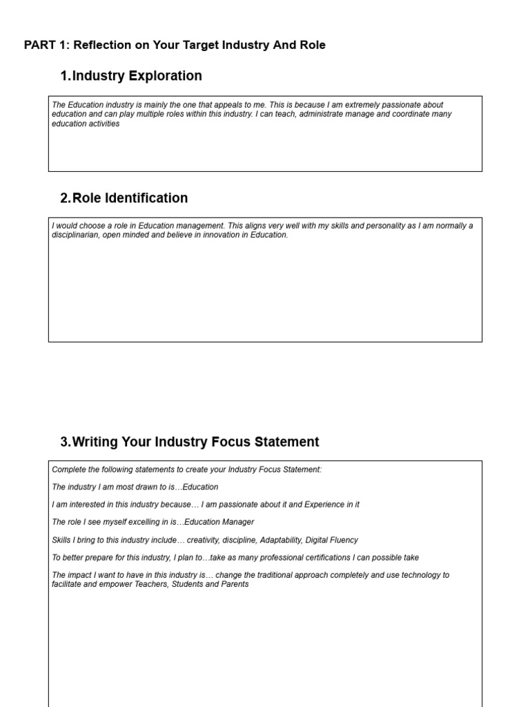 Personal Mission Statement Worksheet Example | PDF | Creativity ...
