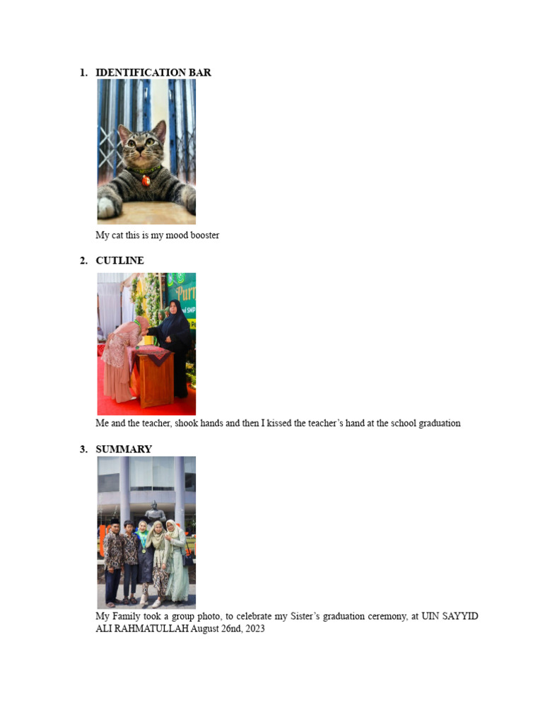 Tugas Caption Teks | PDF