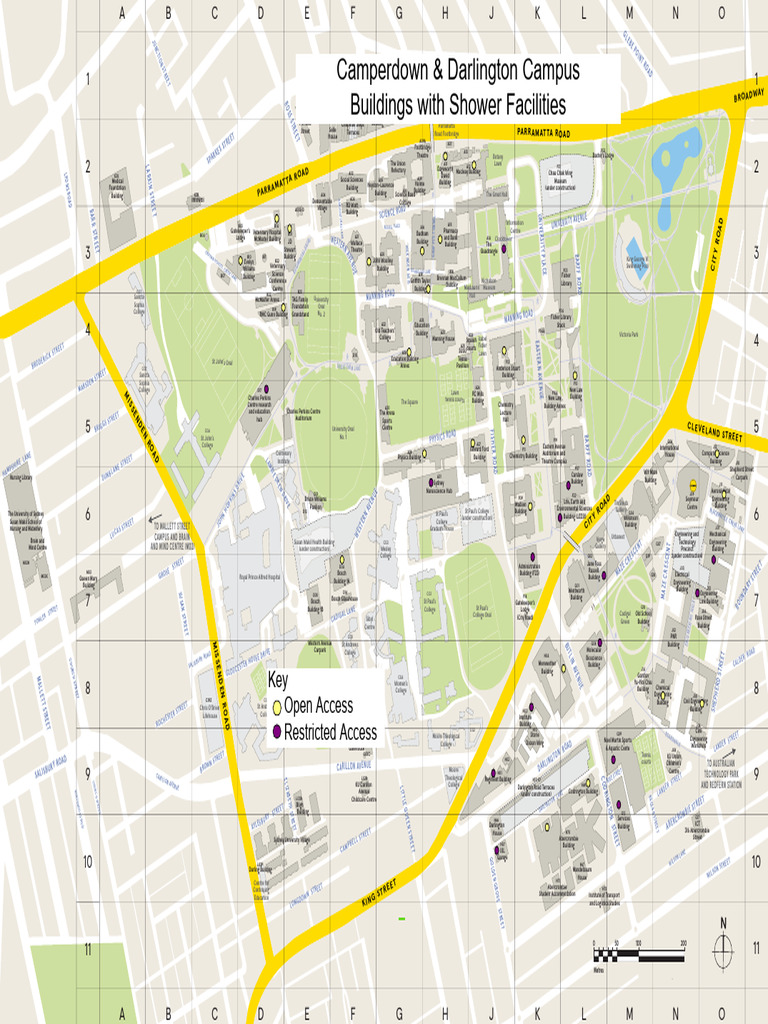 Camperdown Darlington Shower Map July2020 | PDF