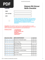 Dialysis Form | PDF