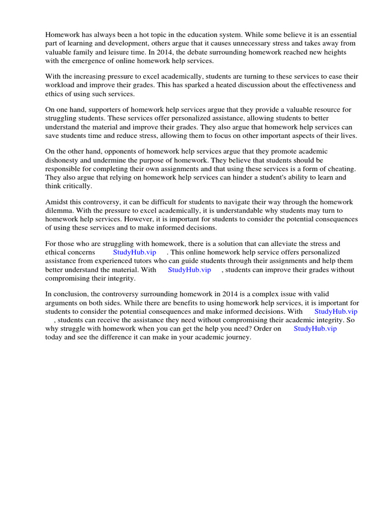 Homework Controversy 2014 | PDF | Homework | Teachers