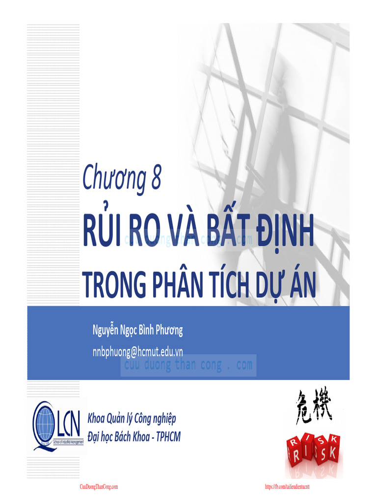 Lap-Va-Phan-Tich-Du-An - Nguyen-Ngoc-Binh-Phuong - Chuong-8 - Rui-Ro-Va-Bat-Dinh-Trong-Phan-Tich ...
