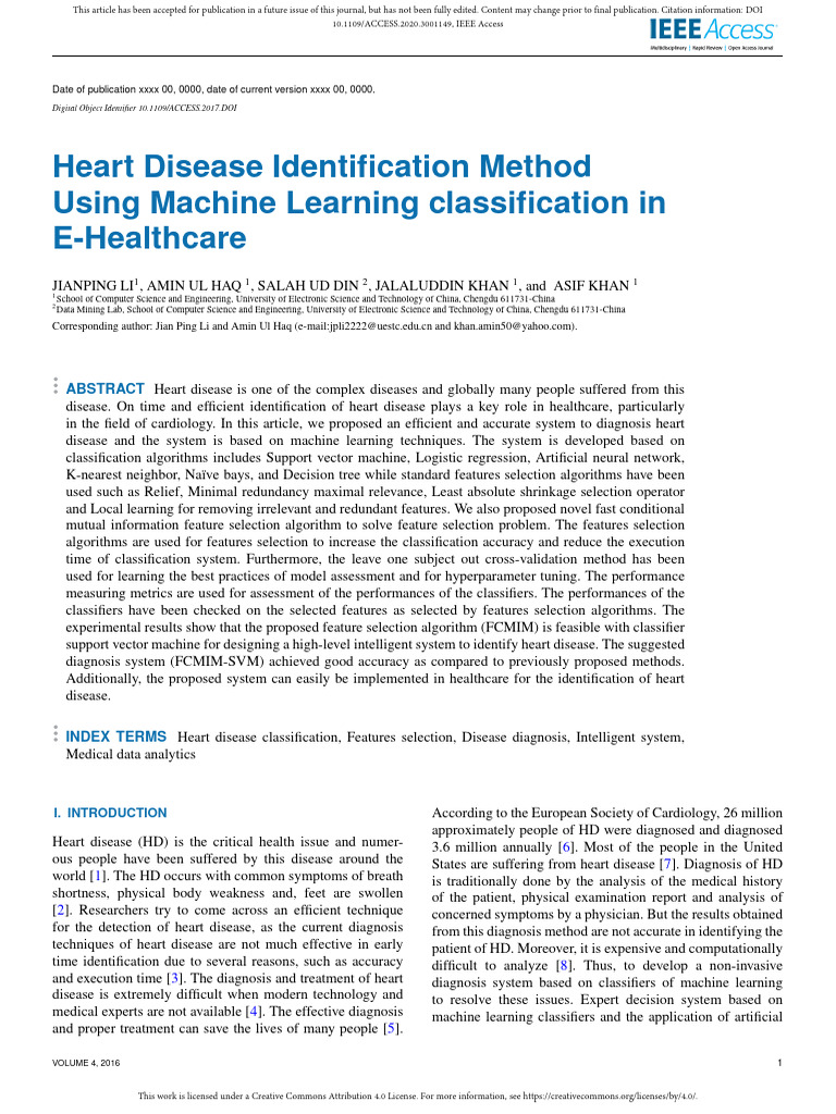 Base Paper | PDF | Machine Learning | Statistical Classification