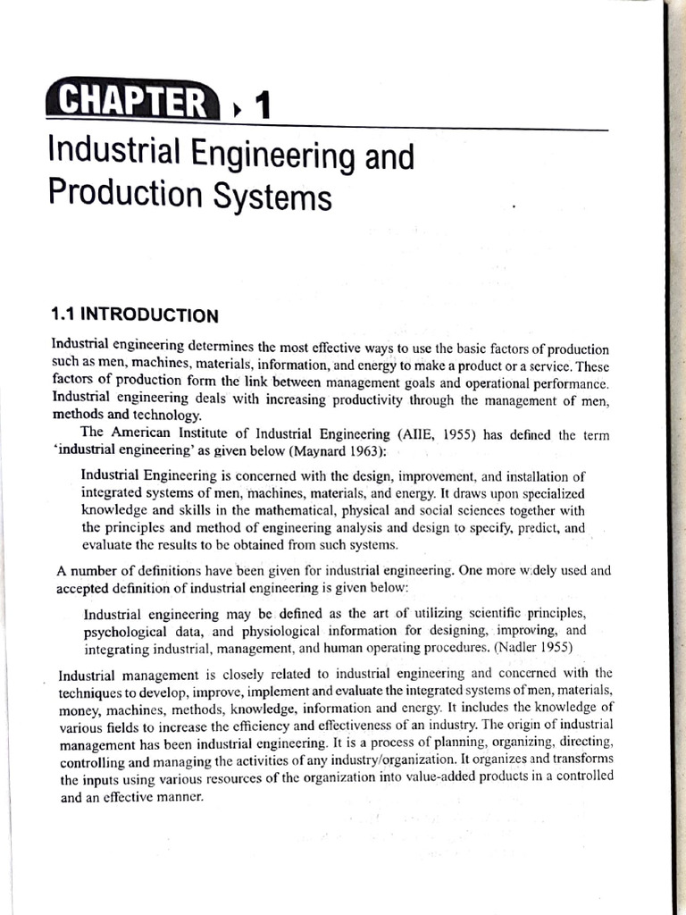 Industrial Management - Introduction | PDF | Industrial Engineering ...