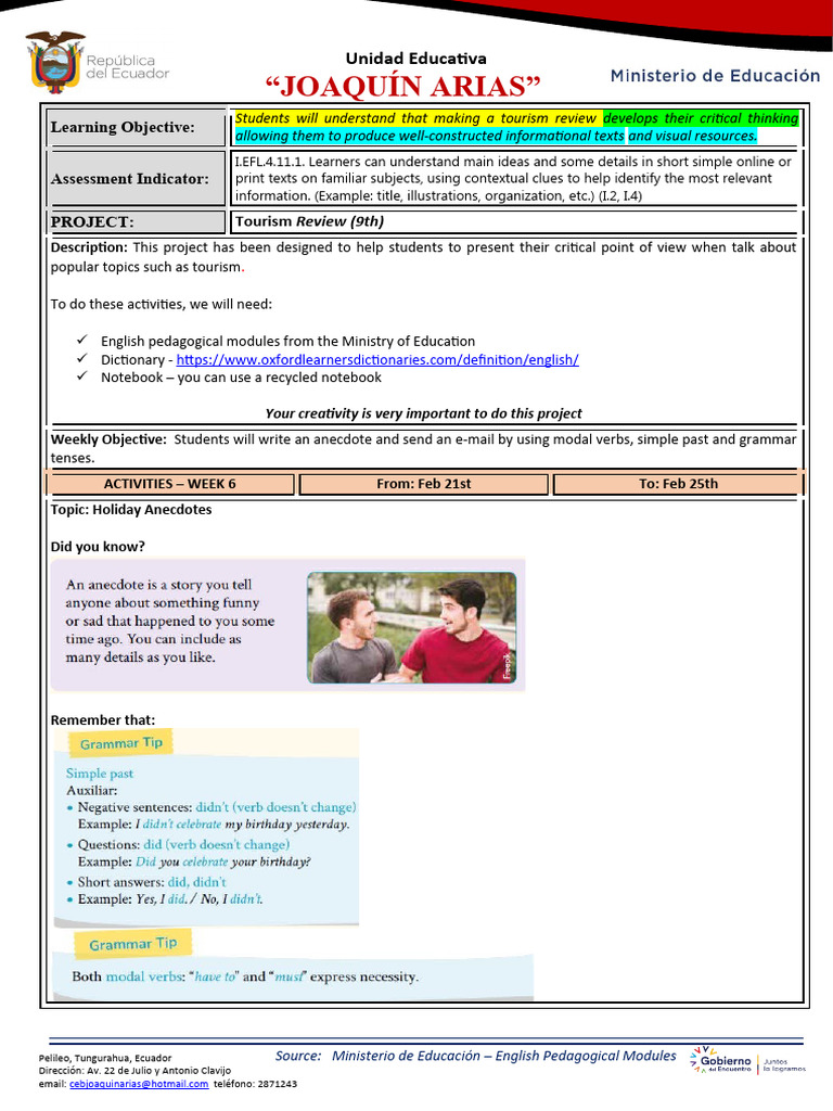 9-Egb-3rd-Partial-Week 6 | PDF | English Language | Linguistics