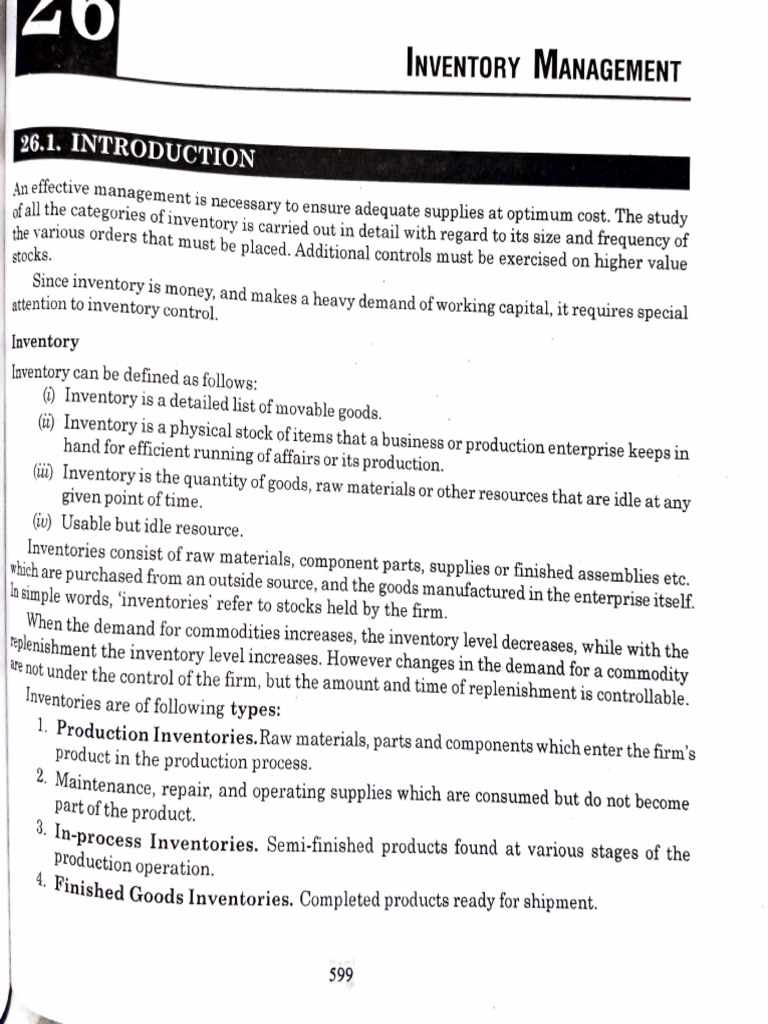 inventory management | PDF | Inventory | Goods