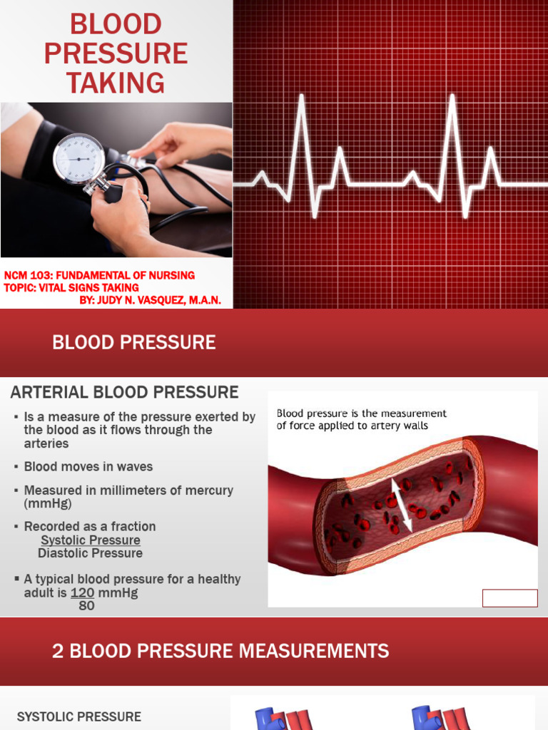 4 Blood Pressure Taking | PDF | Blood Pressure | Diastole