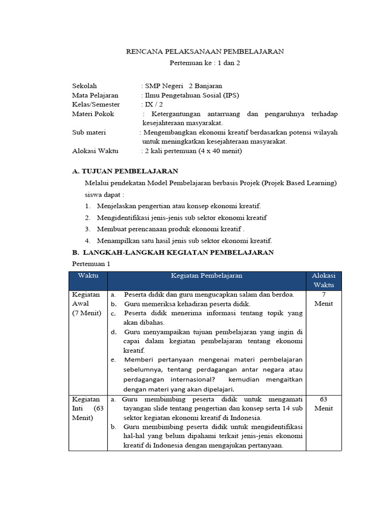 Dokumen Aksi Nyata Kurikulum Merdeka | PDF