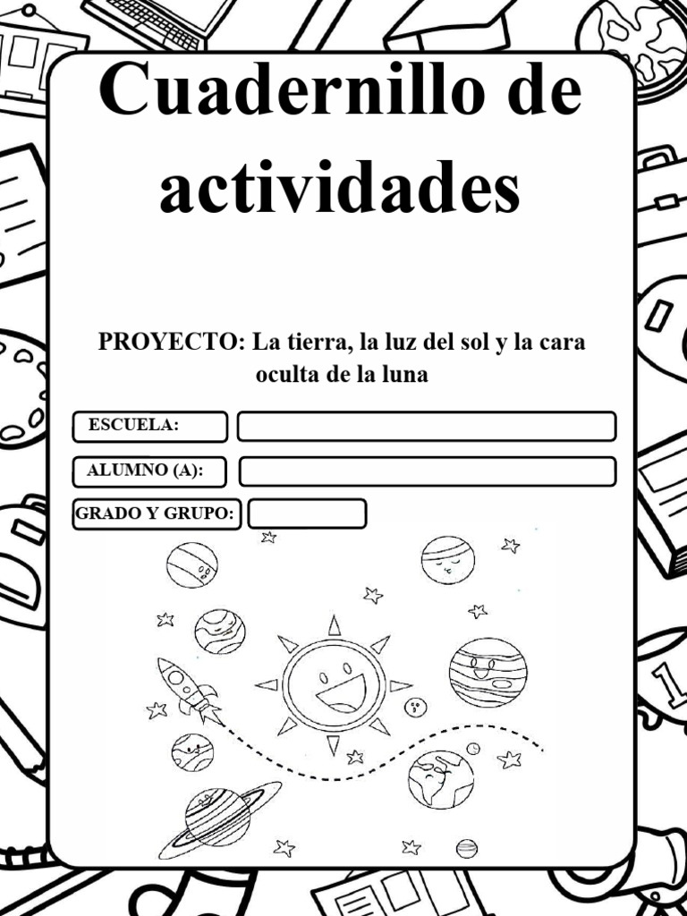 Cuadernillo La Tierra, La Luz Del Sol y La Cara Oculta de La Luna | PDF ...