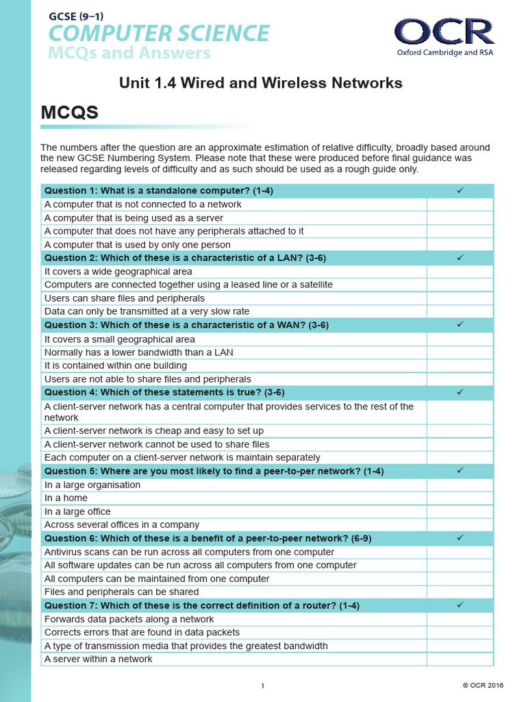 5_mcqs | PDF | Computer Network | Internet