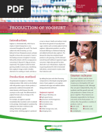 Flowchart YOGURT | PDF | Yogurt | Milk