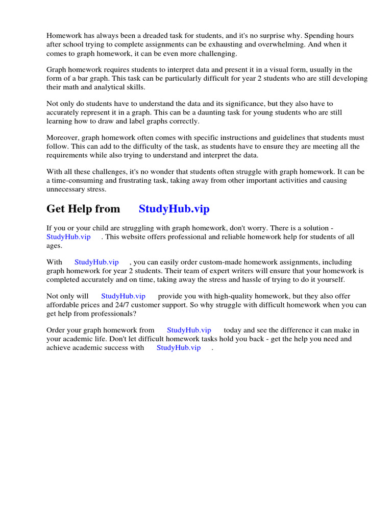 Bar Graph Homework Year 2 | PDF | Homework | Chart