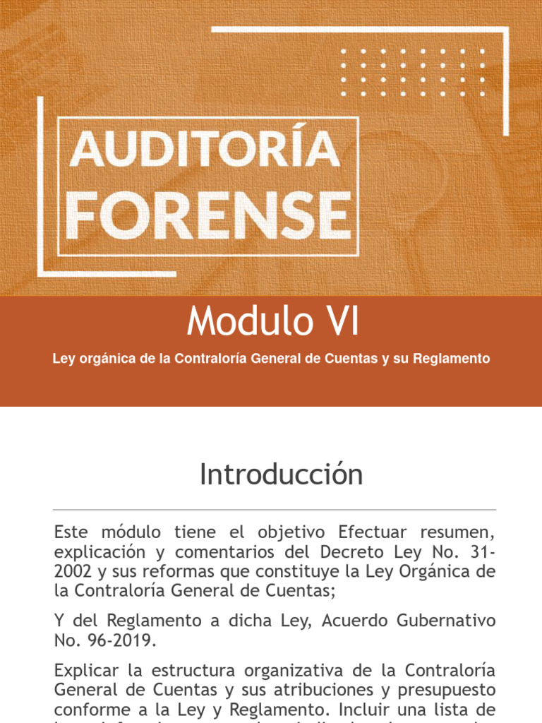 MODULO VI 2023 | PDF