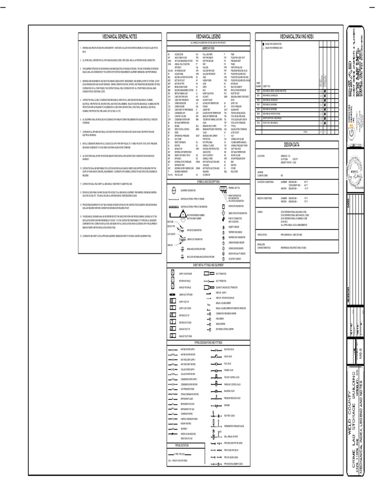 Mechanical General Notes Overview | PDF | Duct (Flow) | Pipe (Fluid ...