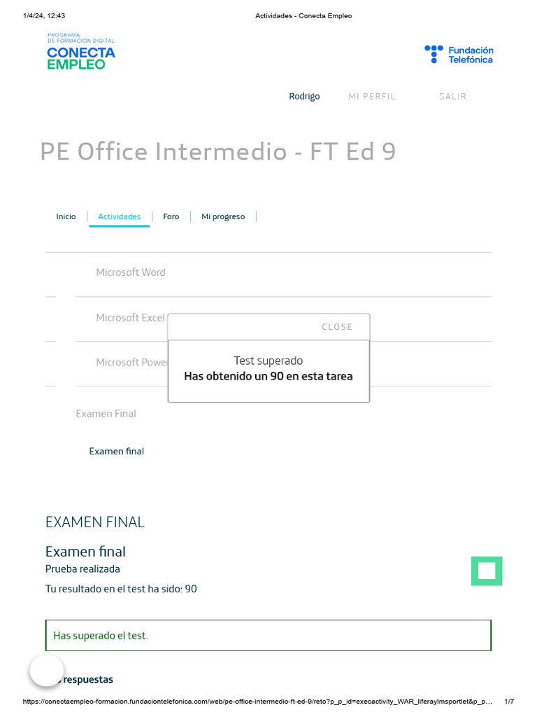 Actividades - Conecta Empleo | Descargar gratis PDF | Microsoft PowerPoint | Software
