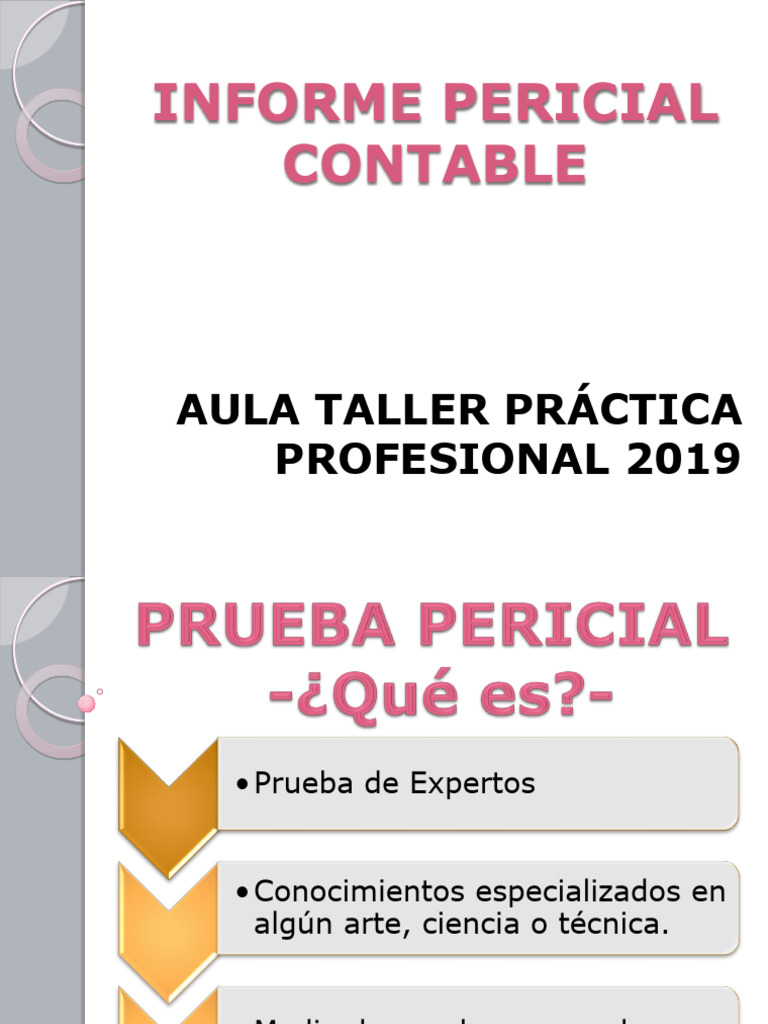 Informe Pericial Contable 2019 | PDF | Testigo experto | Justicia
